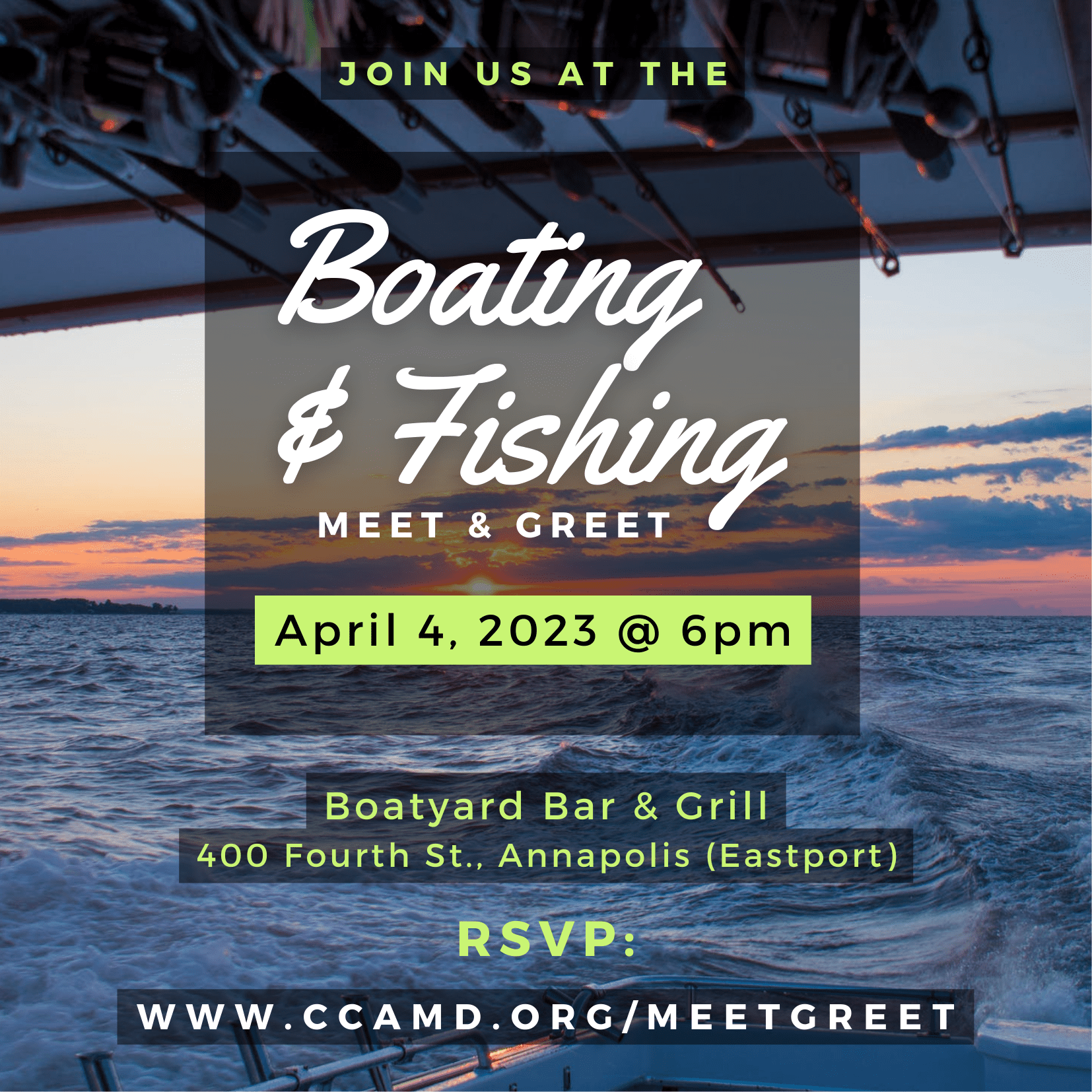 Boating & Fishing Meet & Greet | CCA Maryland